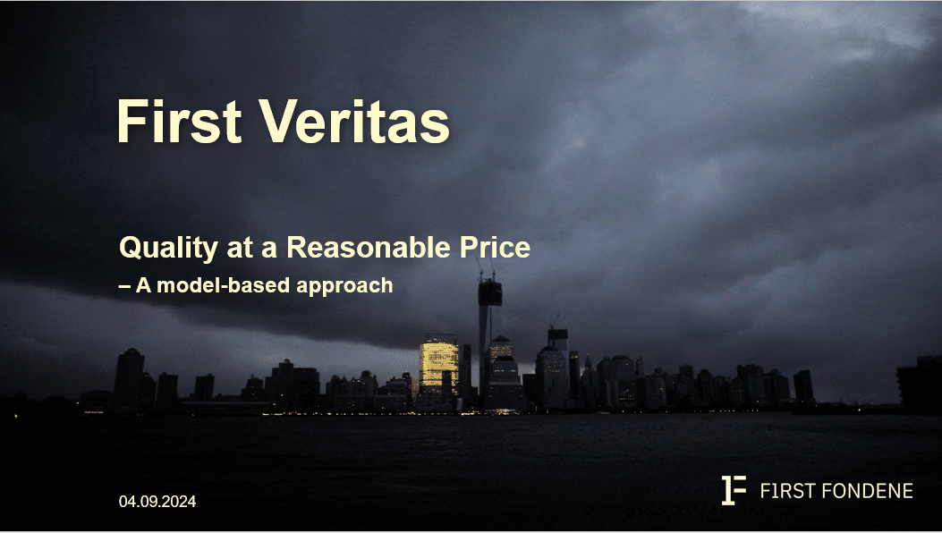 FIRST Veritas - 5 års oppdatering - FIRST Fondene